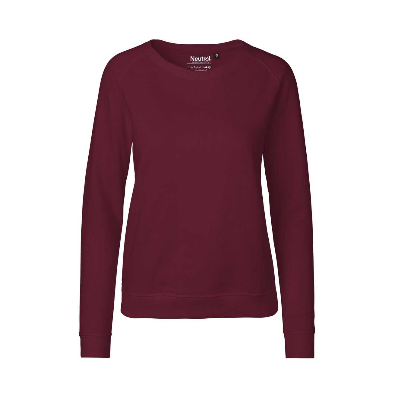 Ladies' Organic Sweatshirt besticken und bedrucken - MAXIKA®